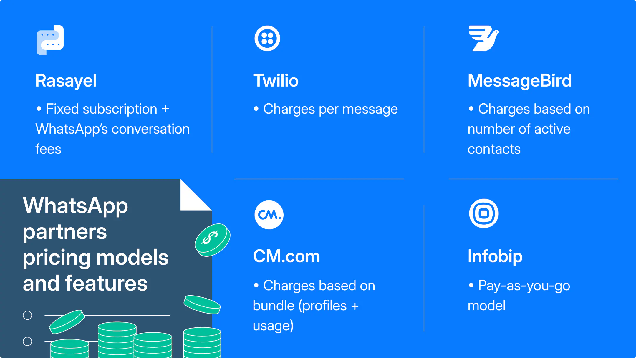 Top 5 WhatsApp Business Solution Providers in 2025 (BSPs) - Rasayel Blog